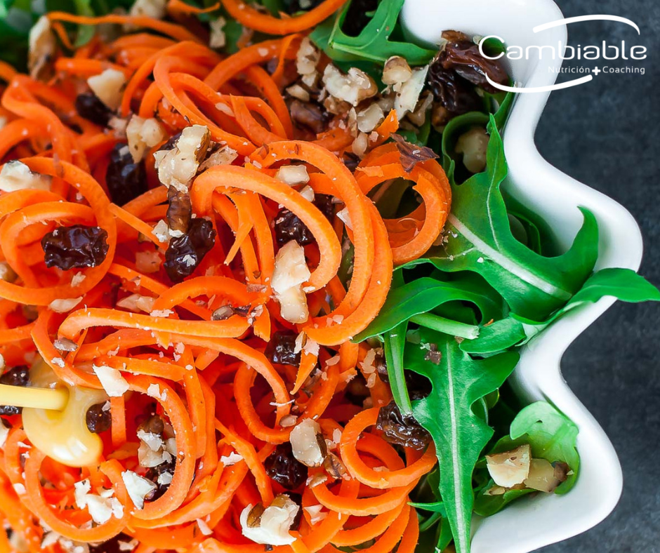 ENSALADA DE ARÚGULA – ZANAHORIA – Cambiable-Nutricion