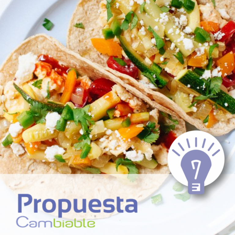 TACOS DE VERDURAS – Cambiable-Nutricion